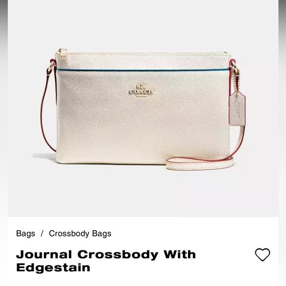 Coach | Bags | Authentic And Rare Coach Journal Crossbody With ...